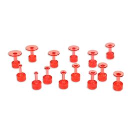 14pk Round Variety Pack Dentless Red Dot Glue Tab | Dentcraft Tools