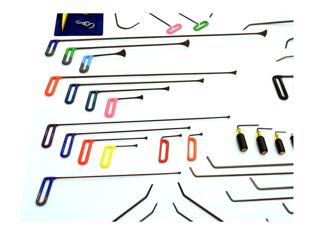 Pro PDR Tool Set - Complete Storm-Ready Paintless Dent Repair Kit 63 ...