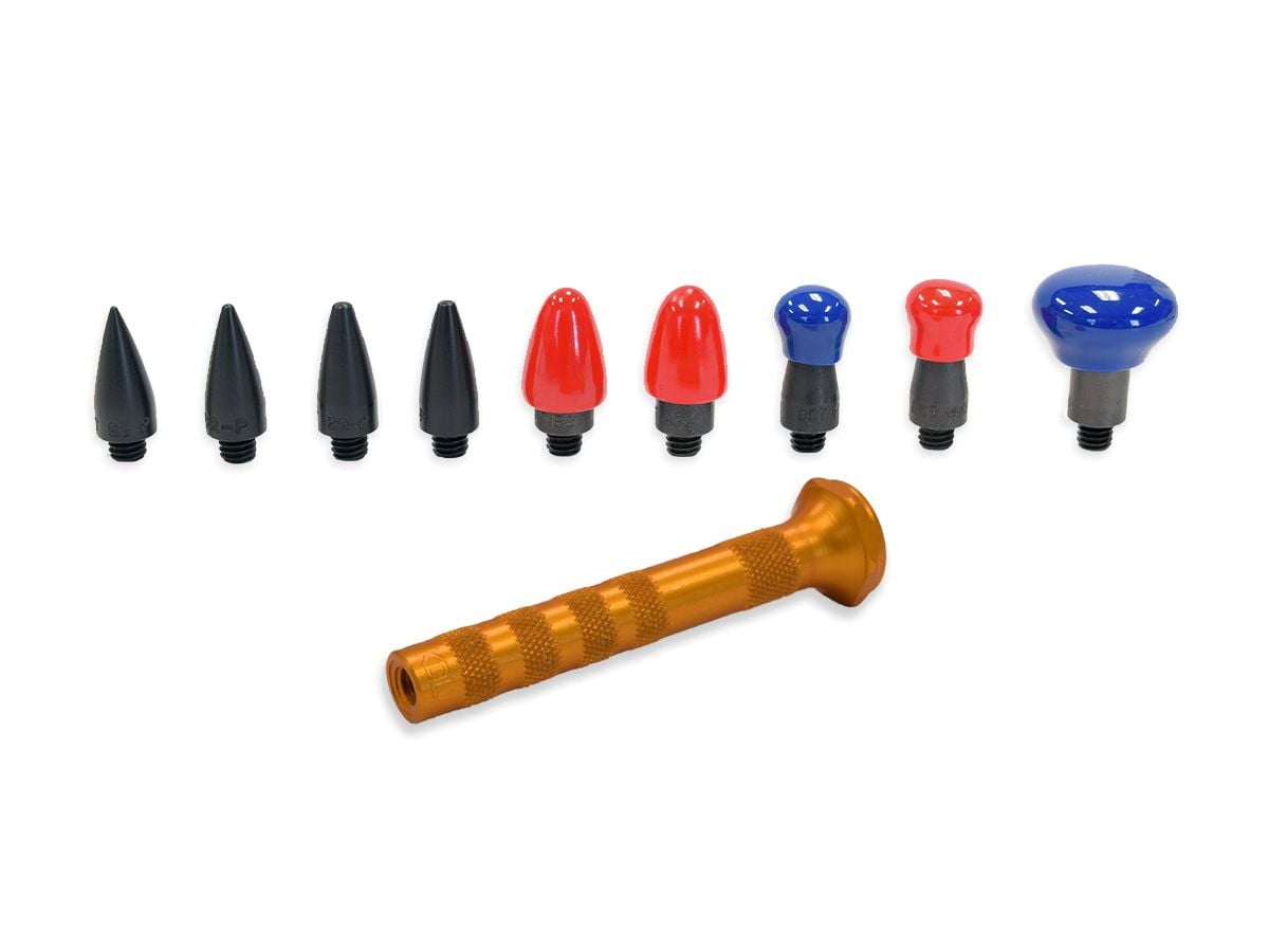 Aluminum Knockdown Long (4") + 9 Tip Set | SET-AKDL — Save 13.6% ...