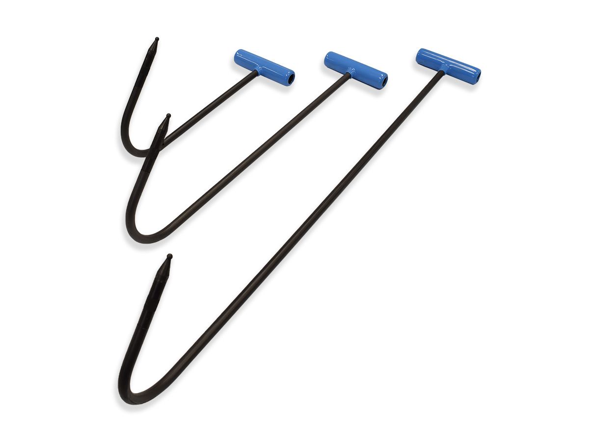 Big Blue Hook Set - 3 Piece - 1/2" Interchangeable Tip Dent-Repair Rods ...