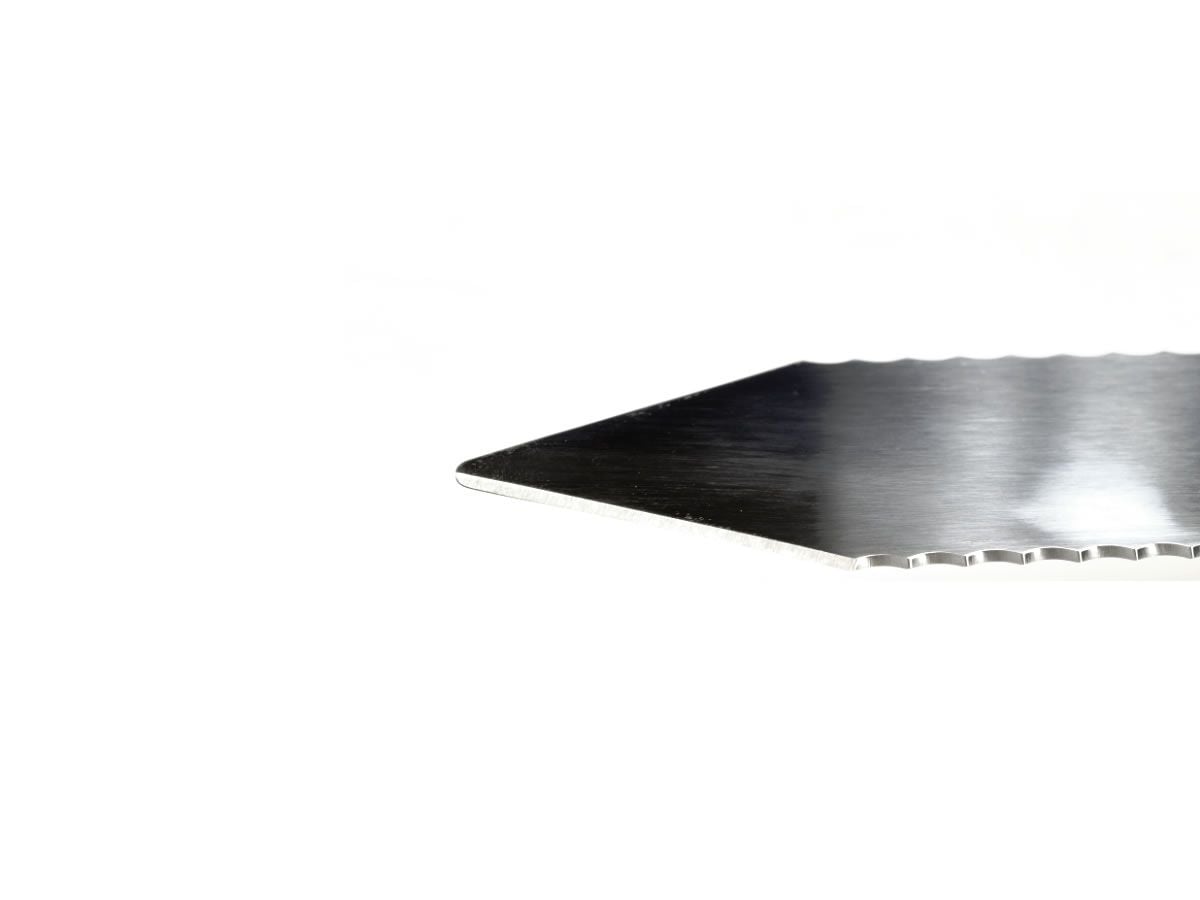 Mini Glue Cutter - Dual-Serrated 12" Blade, 17" + Sheath | Dentcraft Tools