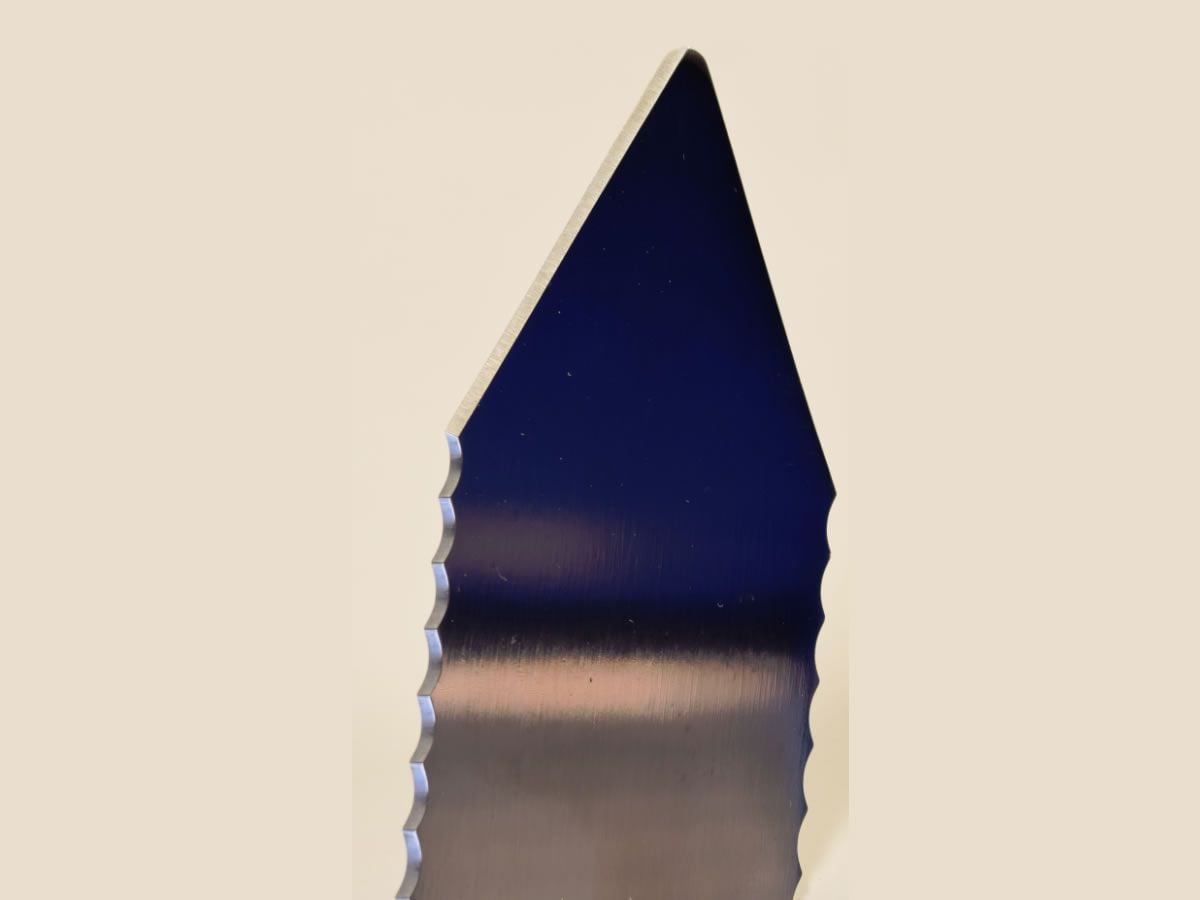 Mini Glue Cutter - Dual-Serrated 12" Blade, 17" + Sheath | Dentcraft Tools