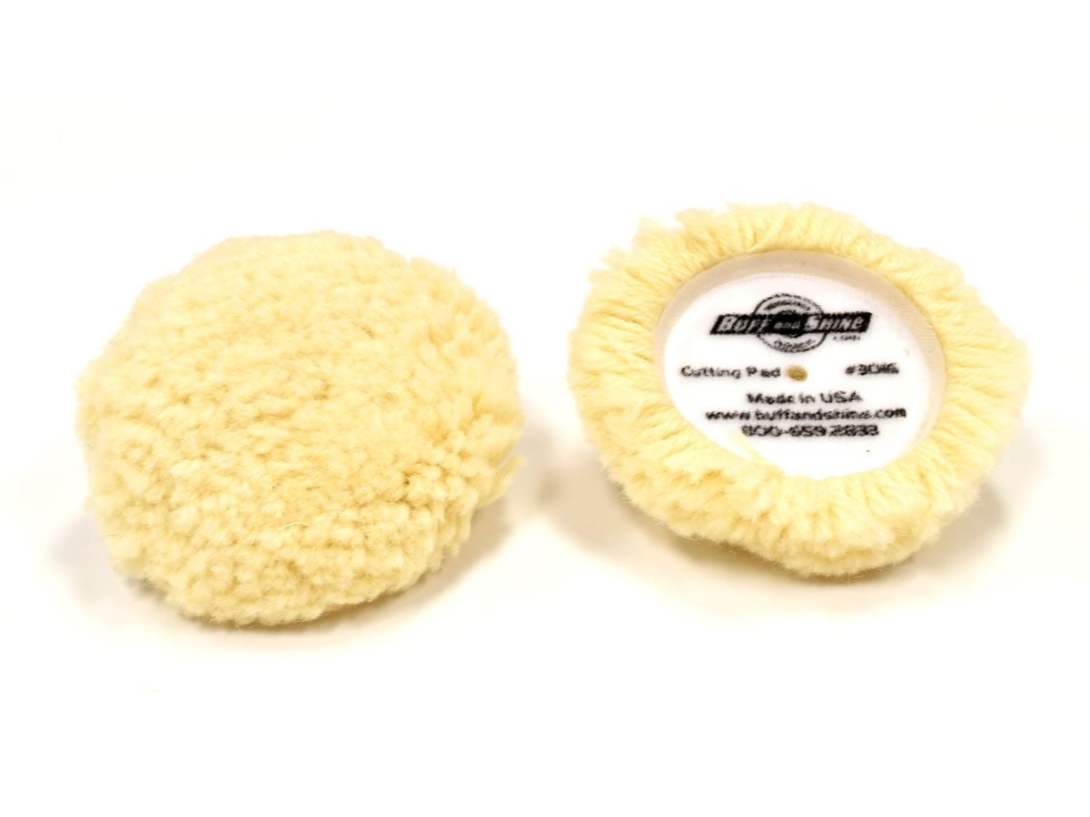 Buff & Shine - 3'' Wool heavy compounding pad. | Dentcraft Tools